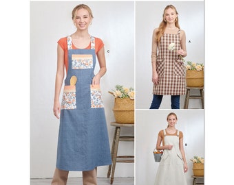 Misses Aprons Simplicity Sewing Pattern S9312 Uncut, FF - Etsy