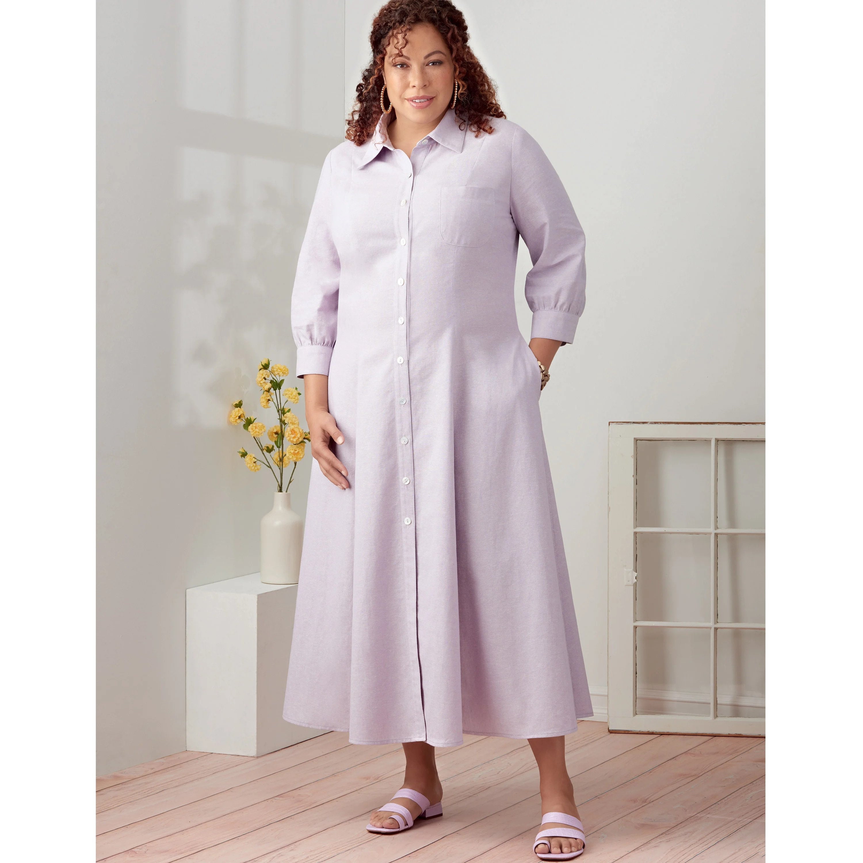 Misses & Women's Button Front Dresses Simplicity Sewing Pattern S9260 ...