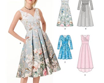 New Look Sewing Pattern 6322 Misses' Dress With Bodice and Skirt ...