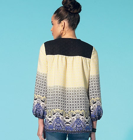 Misses Notch-neck or Keyhole Tops Mccall's Sewing Pattern M7284 Uncut ...