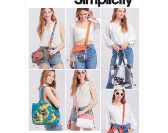 Quilted Bags in Three Sizes Simplicity Sewing Pattern 8310 - Etsy