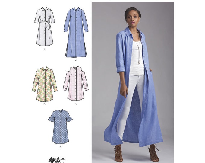 Uncut Simplicity Sewing Pattern D0900 0900 8553 Women's Kimono Long ...