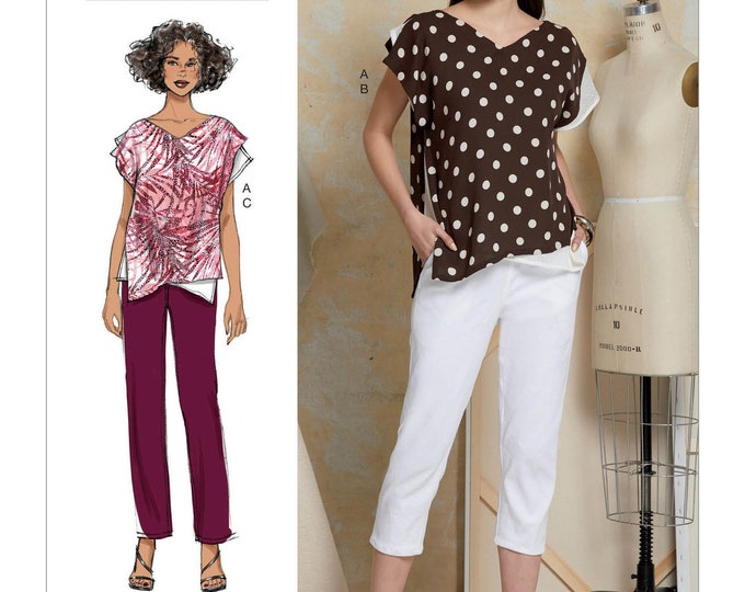 Misses Top and Pants Vogue Sewing Pattern V1630 - Etsy