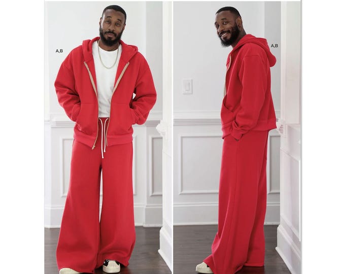 Men's Sweatshirt and Sweatpants by Norris Dánta Ford Simplicity Sewing ...