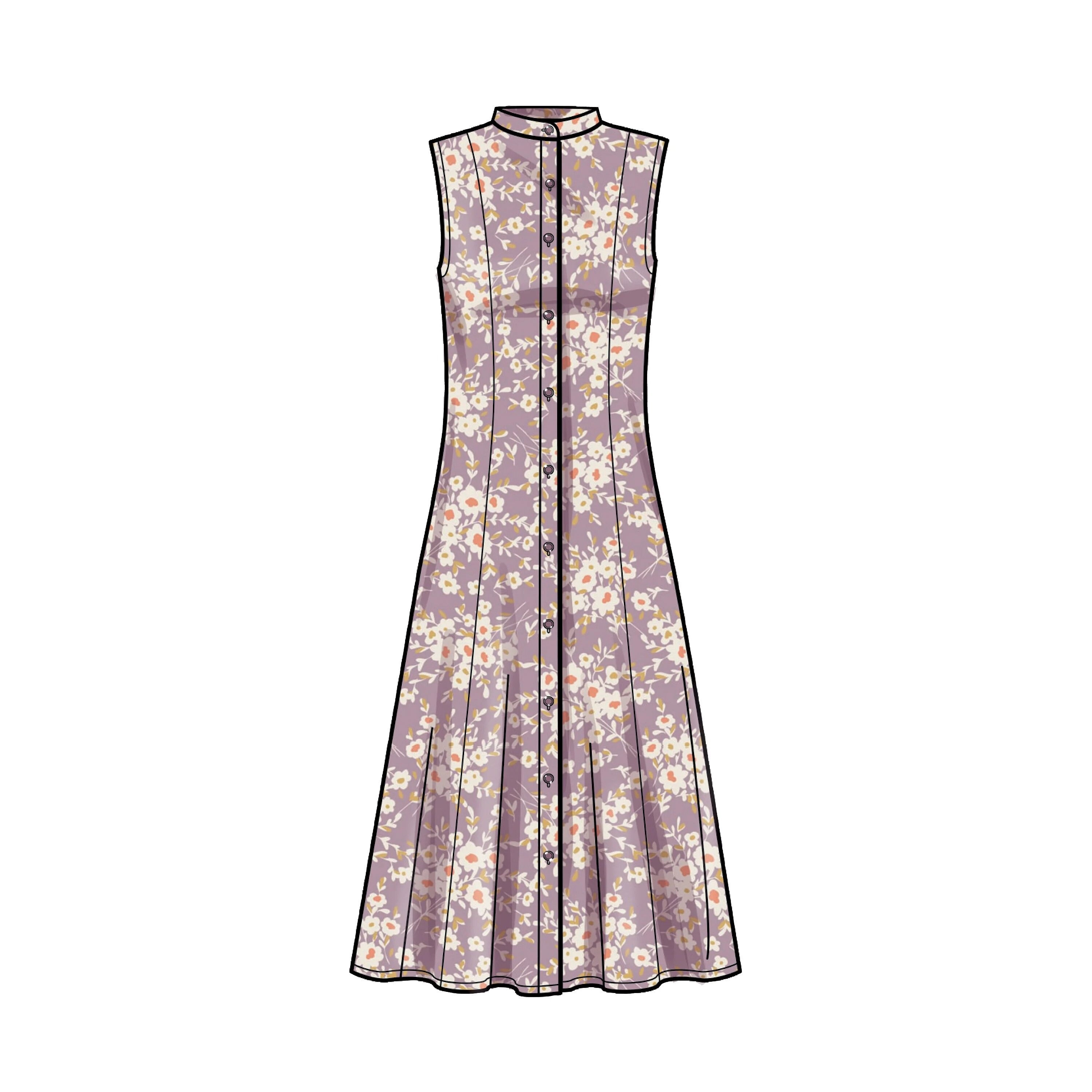 Misses & Women's Button Front Dresses Simplicity Sewing Pattern S9260 ...