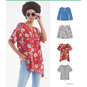 Misses' Keyhole Shirt New Look Sewing Pattern N6555 Uncut, FF - Etsy