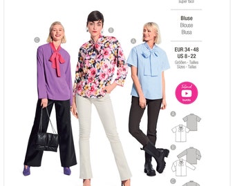 Misses' Blouse Burda Style Sewing Pattern 6632 Uncut, FF - Etsy