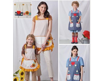 Misses Aprons Simplicity Sewing Pattern S9409 Uncut, FF - Etsy