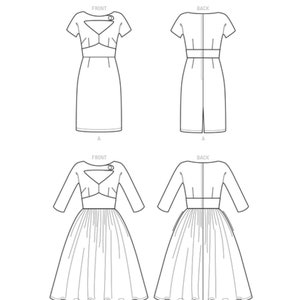 Misses Dress Simplicity Sewing Pattern S9296 Uncut, FF - Etsy