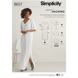 Misses' Caftan With Options for Design Hacking Simplicity Sewing ...