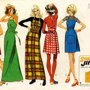 Misses' Back-wrap Dress and Jumper in Two Lengths Simplicity Sewing ...