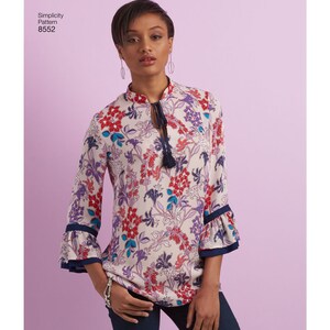 Misses' and Miss Petite Dress and Tunic Simplicity Sewing Pattern 8552 ...