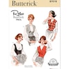Misses Vest Butterick Sewing Pattern B6745 - Etsy