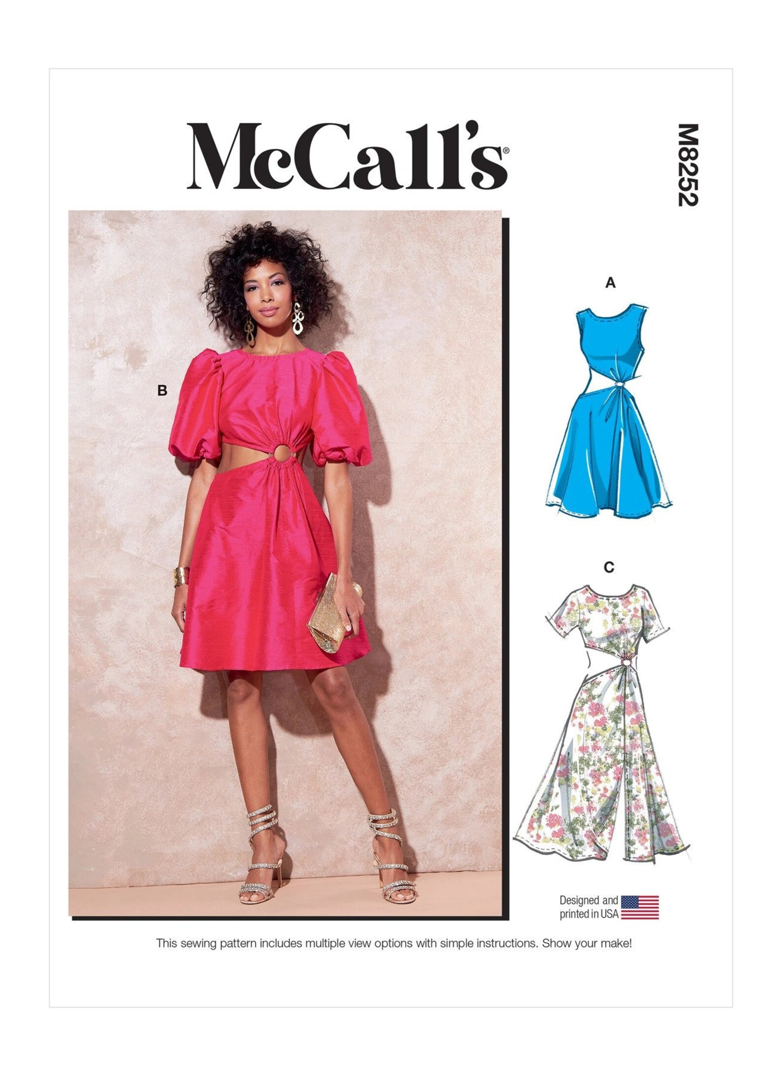 Misses' Dresses Mccall's Sewing Pattern M8252 - Etsy