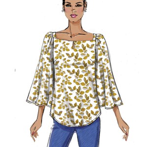 Misses Top Butterick Sewing Pattern B6711 - Etsy