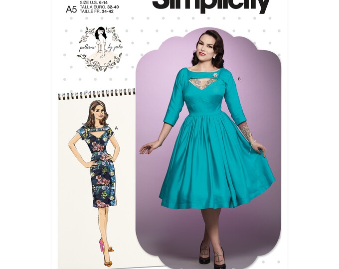 Misses Super Jiffy Wrap and Tie Pantskirt Simplicity Sewing Pattern ...