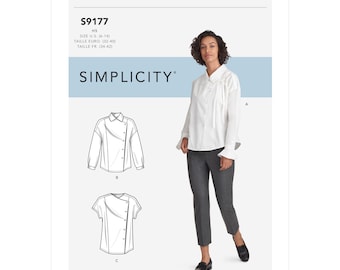 Misses Tops Simplicity Sewing Pattern S9782 Uncut, FF - Etsy