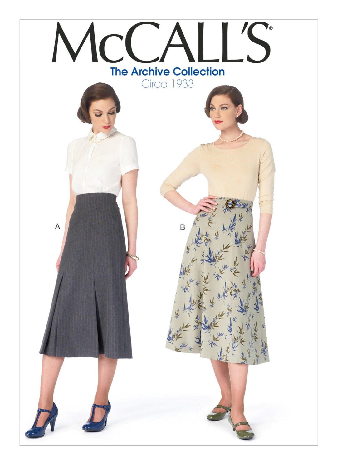 Misses' Midi Skirts and Belt Mccall's Sewing Pattern M6993 Uncut, FF - Etsy