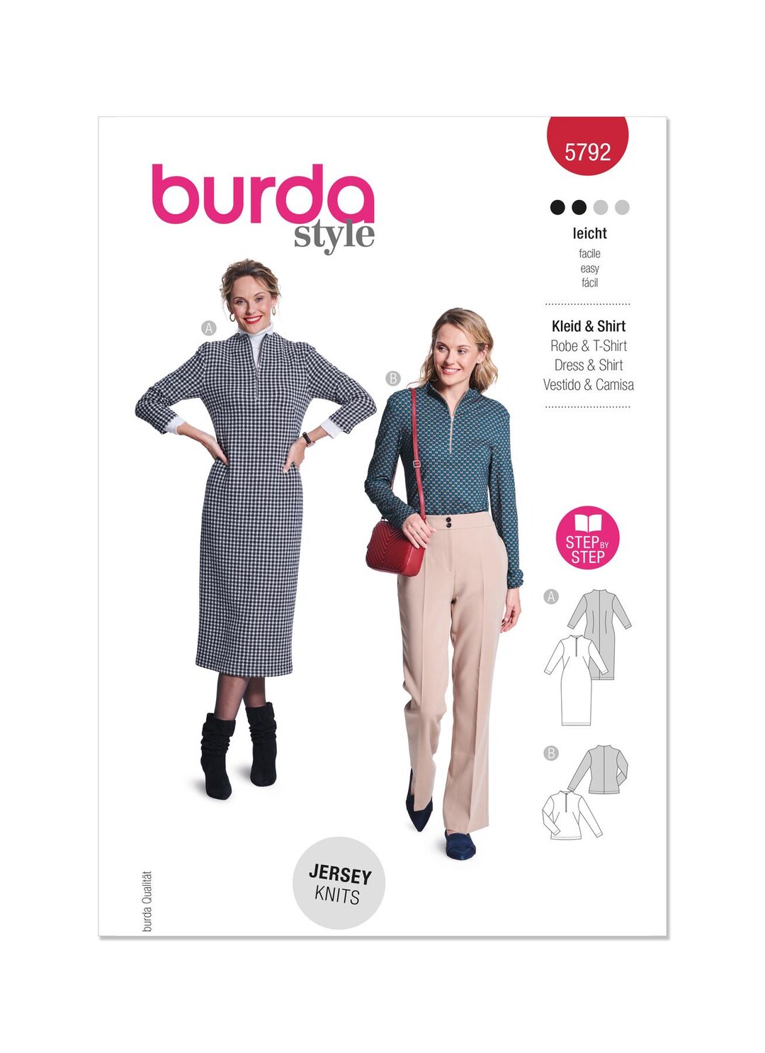 Misses' Dress and Top Burda Style Sewing Pattern 5792 Uncut, FF - Etsy