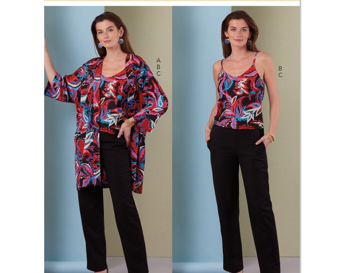 Misses' Elastic-waist Pants Butterick Sewing Pattern B6137 Uncut, FF - Etsy
