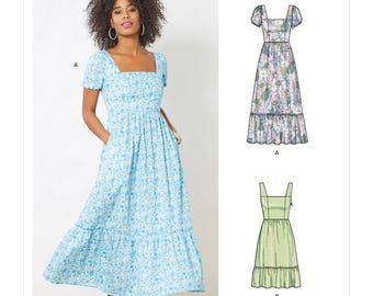 Misses' Pull on Skirt in Four Lengths New Look Sewing Pattern N6287 ...