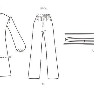 Misses Dress, Tunic and Pants Butterick Sewing Pattern B6958 Uncut, FF ...