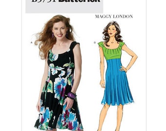 Misses' Dress Butterick Sewing Pattern B6551 - Etsy
