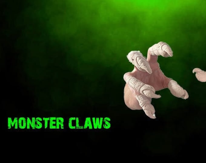 Monster Claws - Foam Latex Prosthetic (UNPAINTED) - Etsy