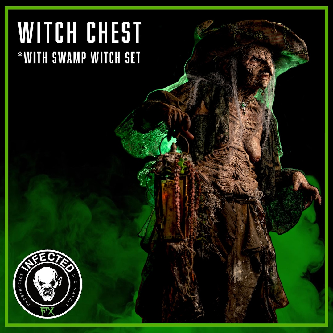Witch Chest - Foam Latex Prosthetic (UNPAINTED) - Etsy