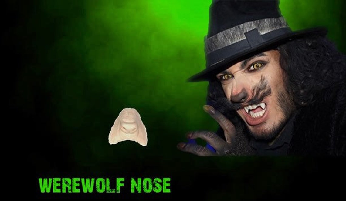 Werewolf Nose Foam Latex Prosthetic UNPAINTED - Etsy