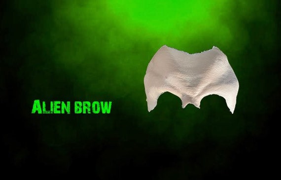 Alien Brow Foam Latex Prosthetic UNPAINTED - Etsy
