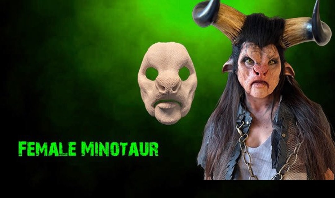 Female Minotaur - Foam Latex Prosthetic (UNPAINTED) - Etsy