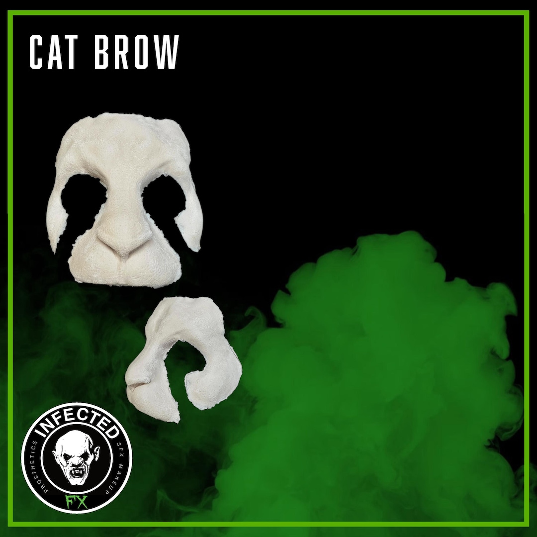 Cat Brow - Foam Latex Prosthetic (UNPAINTED) - Etsy