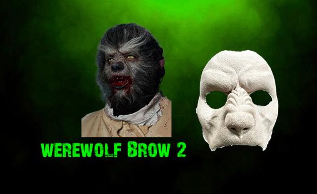Werewolf Brow 2- Foam Latex Prosthetic (UNPAINTED) - Etsy