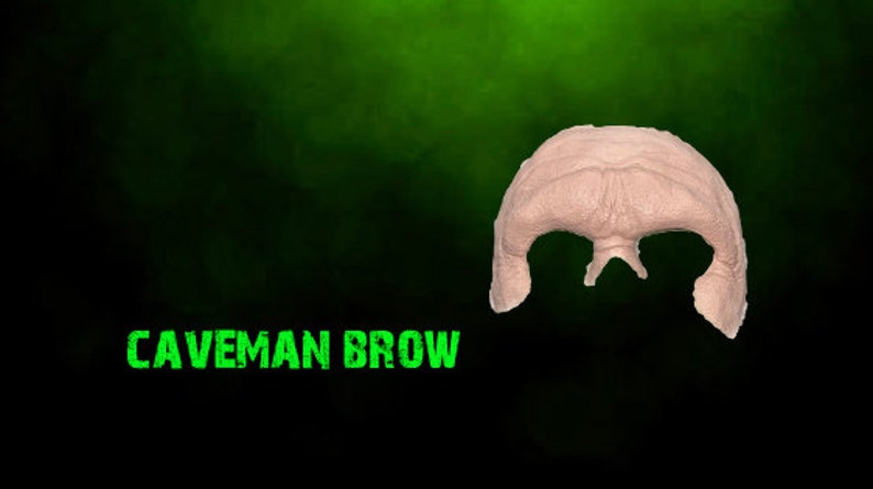 Caveman Brow- Foam Latex Prosthetic (UNPAINTED) - Etsy