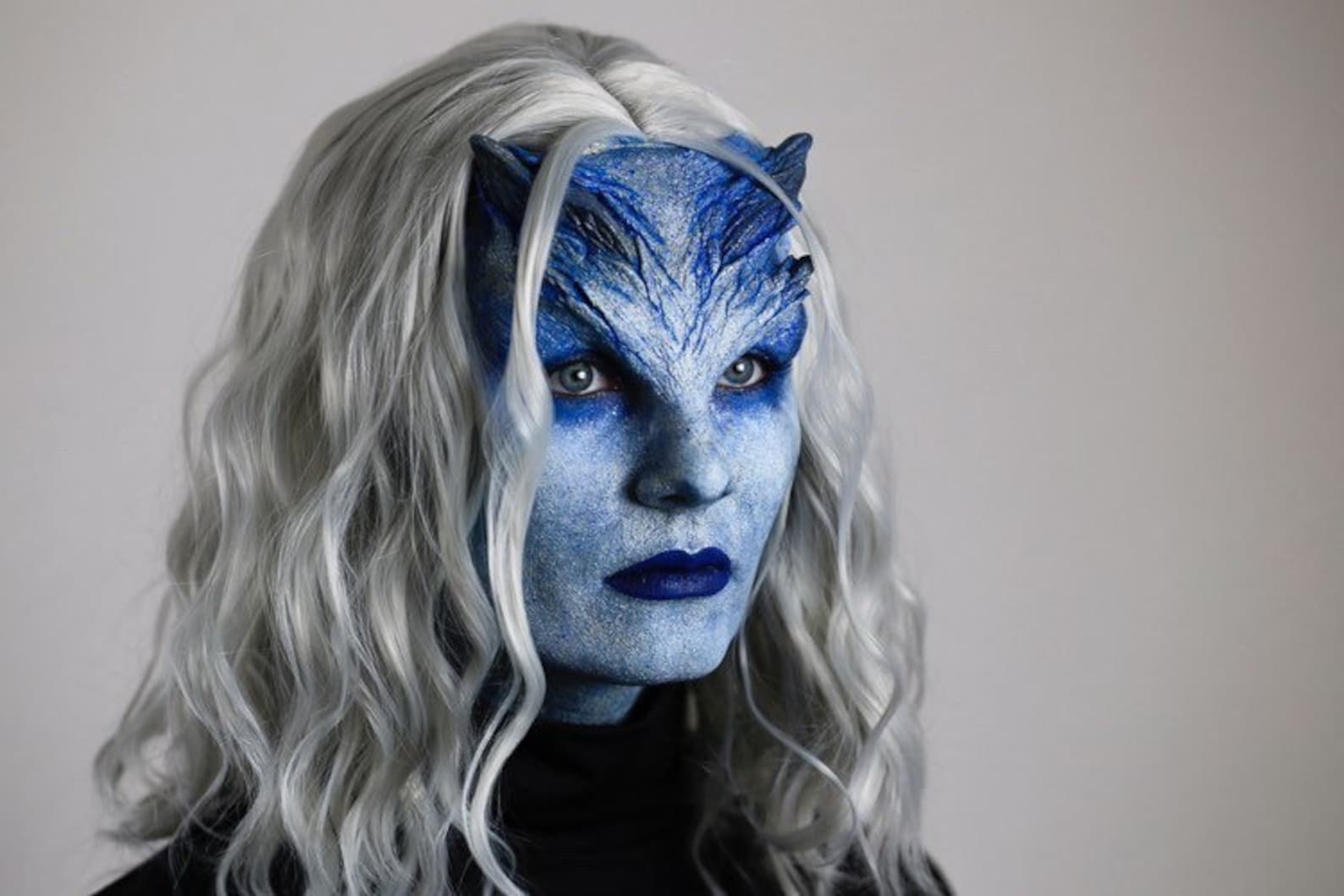 Horned Demon - Foam Latex Prosthetic (UNPAINTED) - Etsy