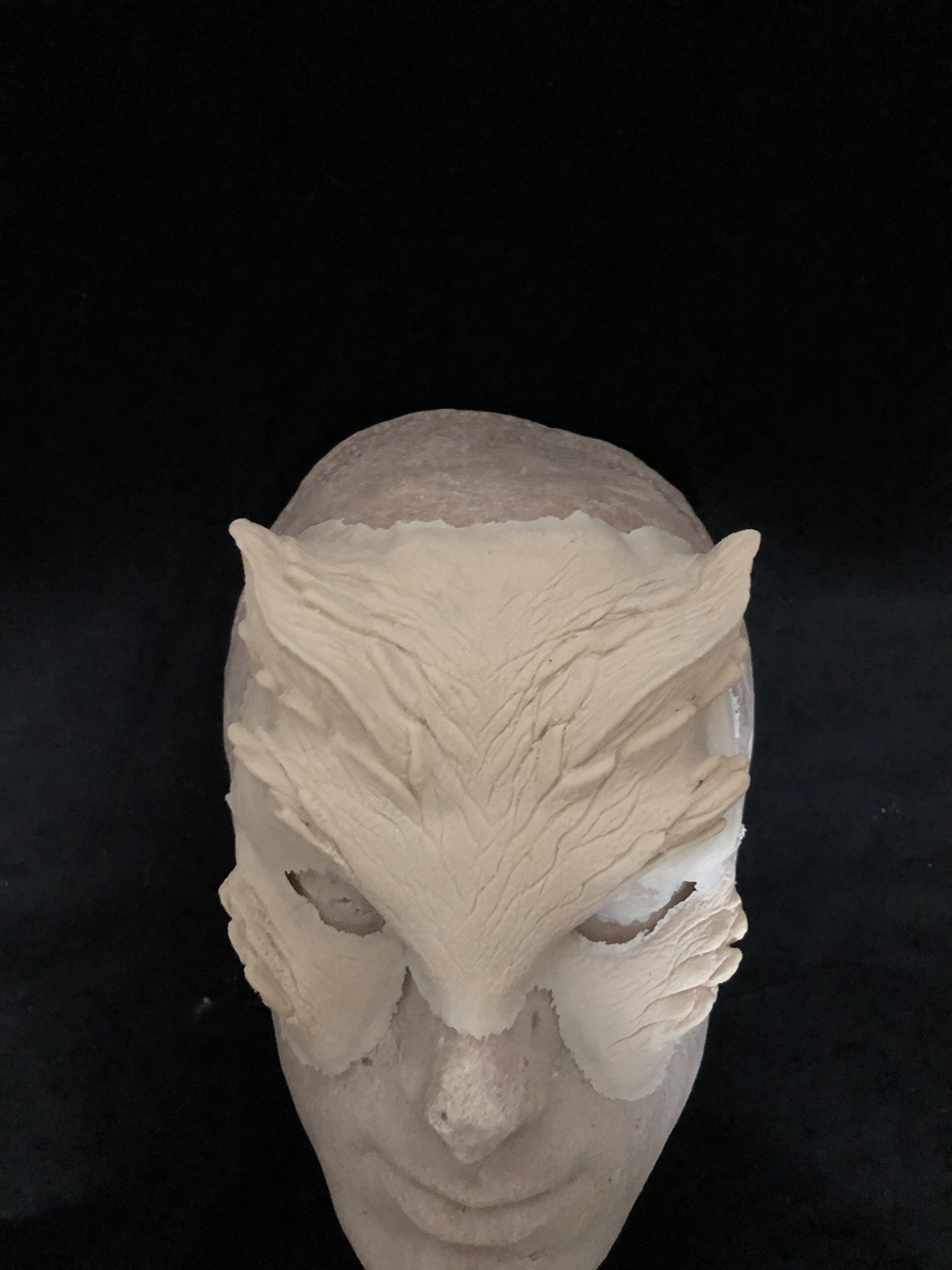 Horned Demon - Foam Latex Prosthetic (UNPAINTED) - Etsy
