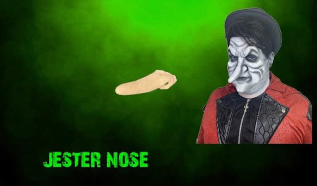 Jester Nose - Foam Latex Prosthetic (UNPAINTED) - Etsy