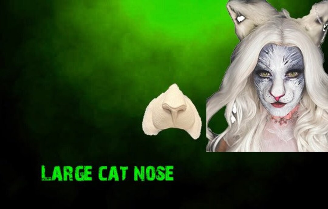 Large Cat Nose - Foam Latex Prosthetic (UNPAINTED) - Etsy