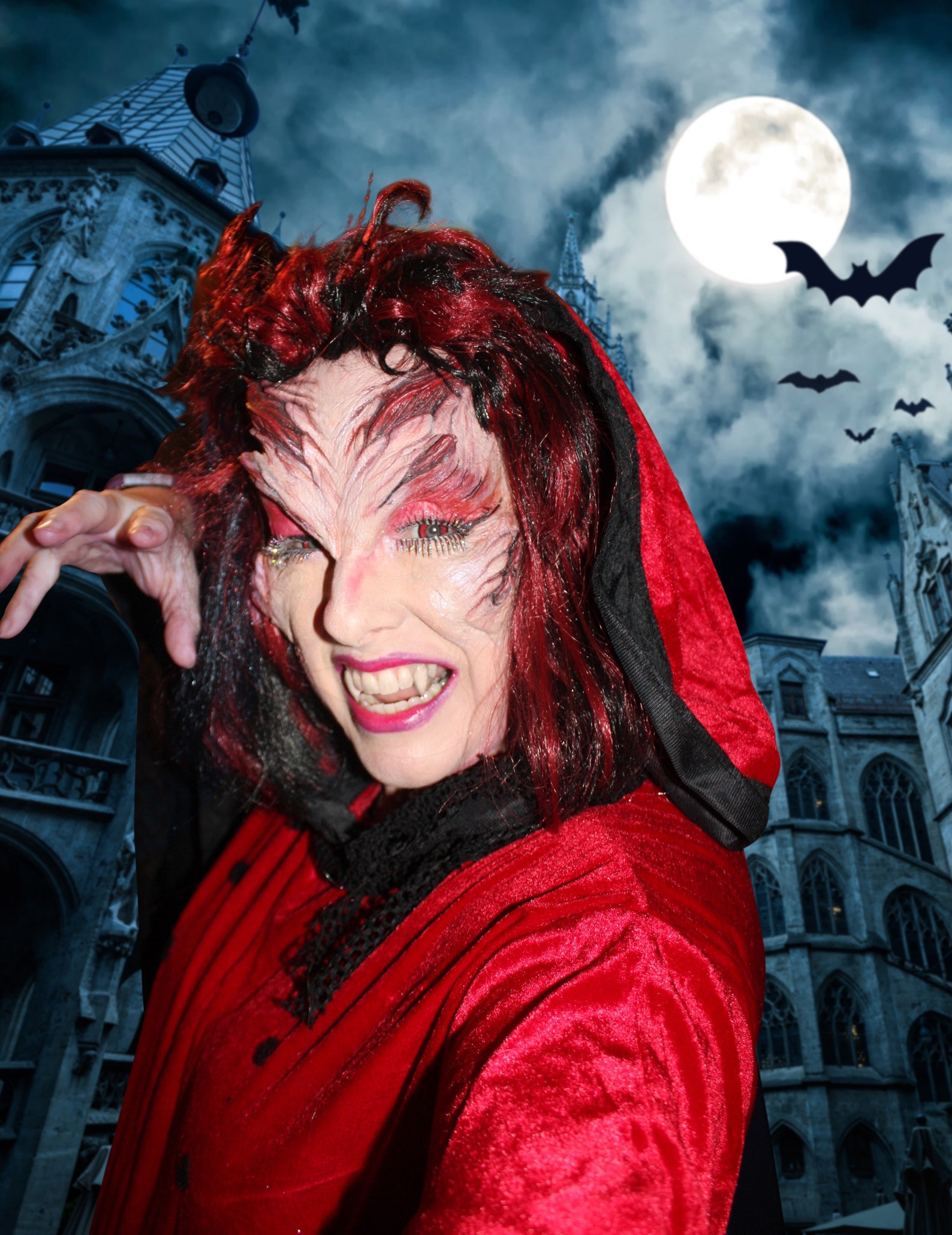 Horned Demon - Foam Latex Prosthetic (UNPAINTED) - Etsy