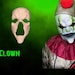 Evil Clown - Foam Latex Prosthetic (UNPAINTED) - Etsy