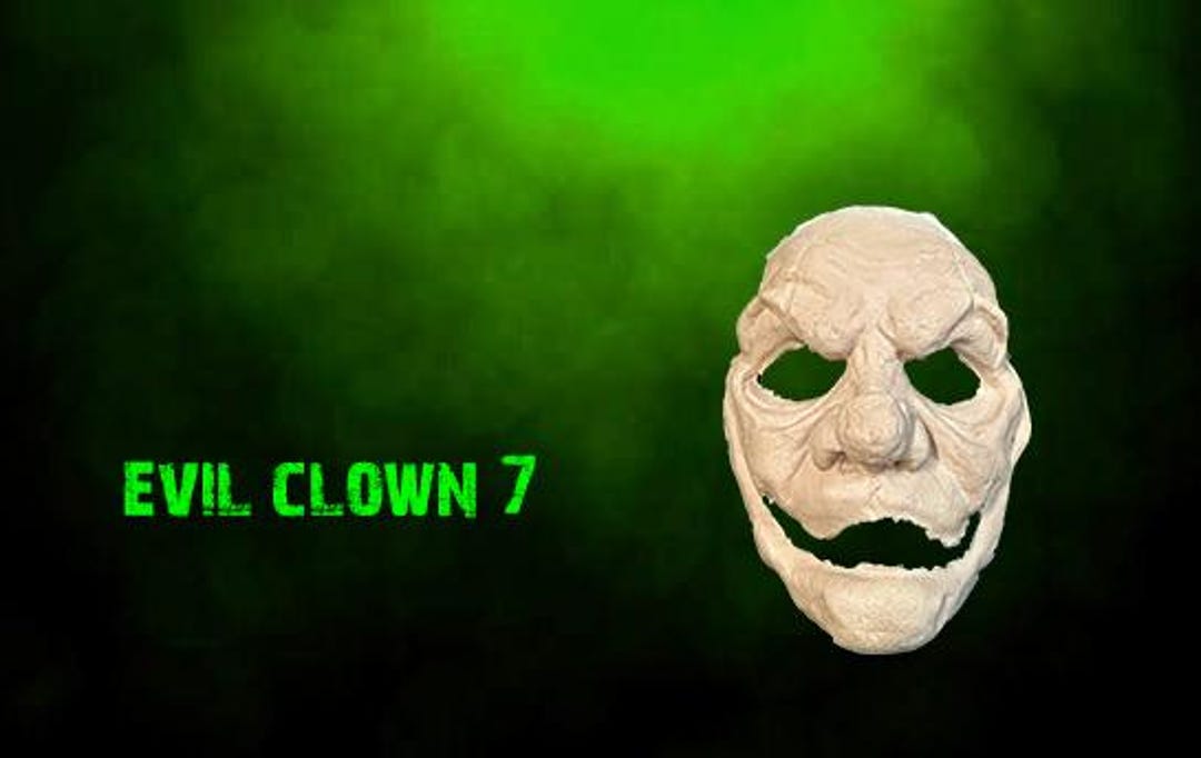 Evil Clown #7 - Foam Latex Prosthetic (UNPAINTED) - Etsy