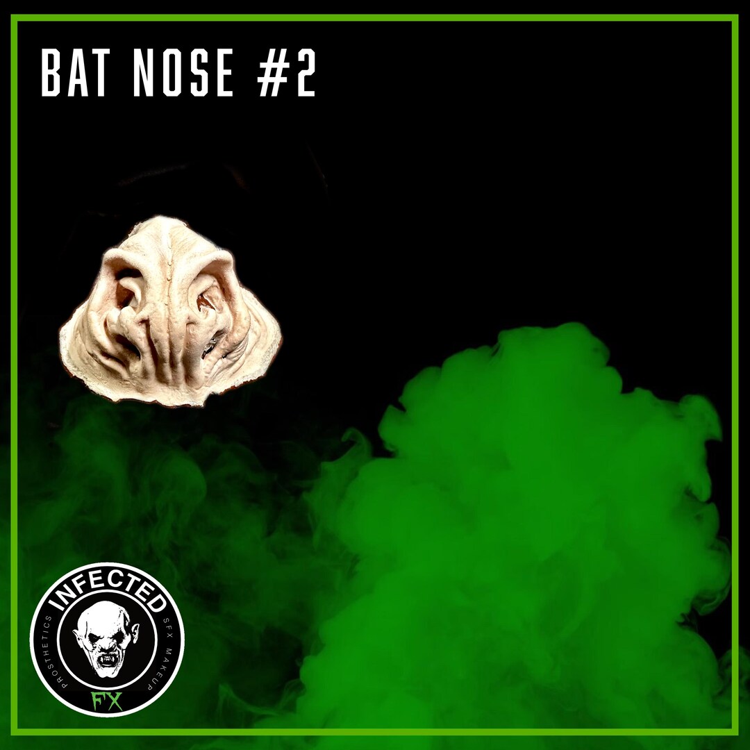 Bat Nose #2 - Foam Latex Prosthetics (UNPAINTED) - Etsy