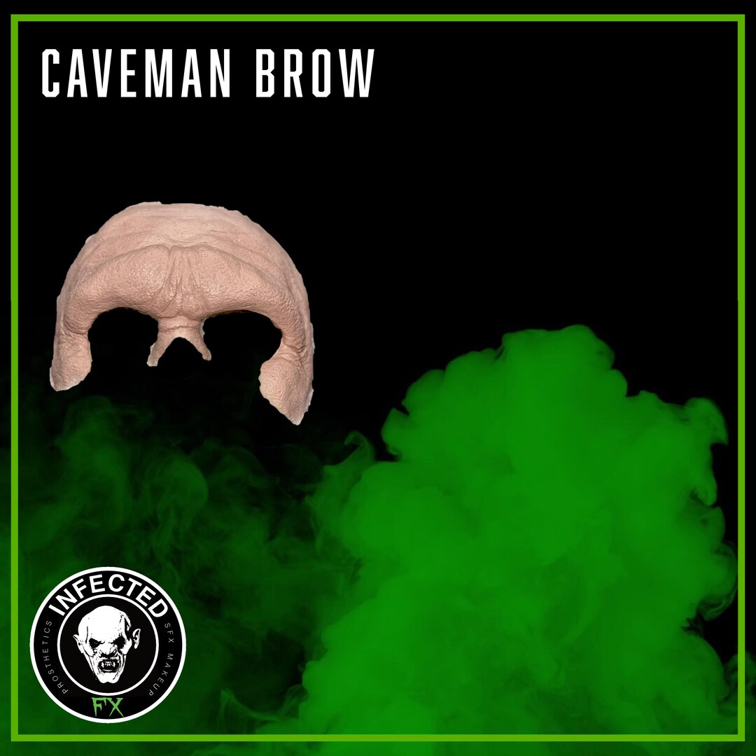 Caveman Brow- Foam Latex Prosthetic (UNPAINTED) - Etsy