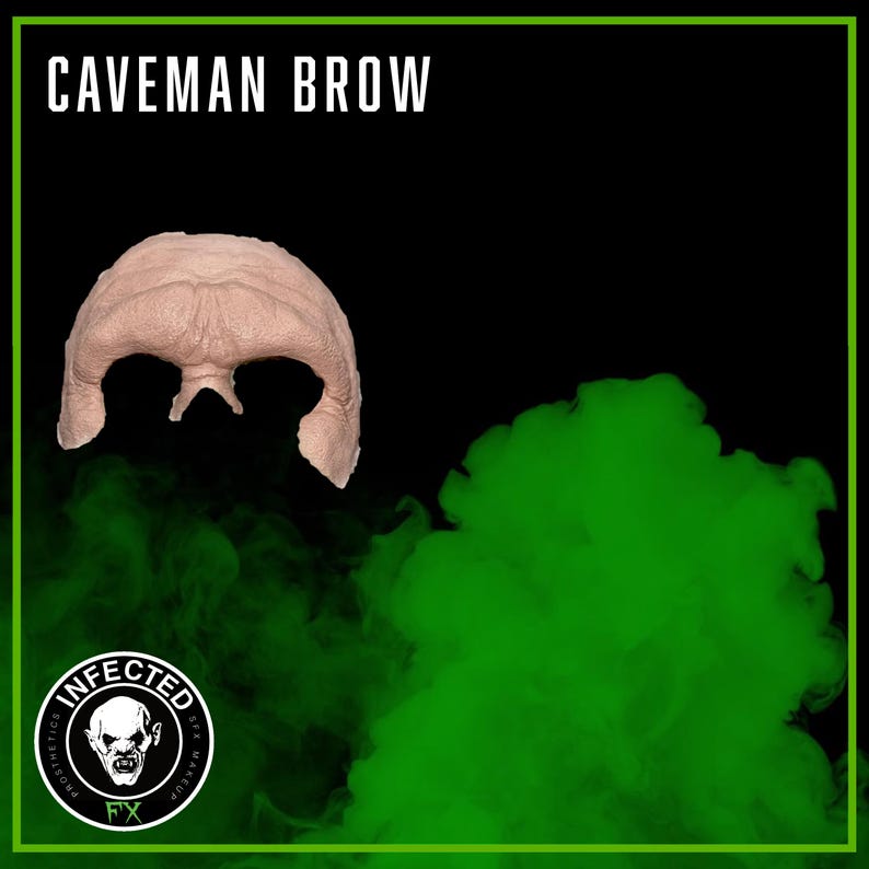 Caveman Brow- Foam Latex Prosthetic (UNPAINTED) - Etsy