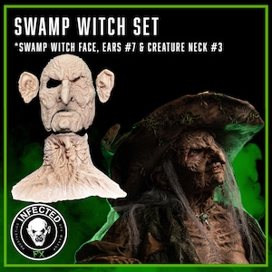 Swamp Witch Set - Foam Latex Prosthetic (UNPAINTED) - Etsy