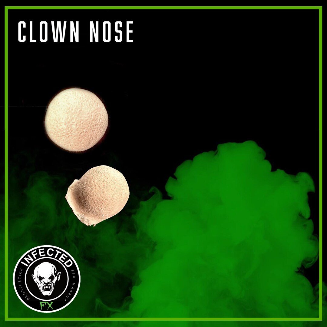 Clown Nose - Foam Latex Prosthetic (UNPAINTED) - Etsy