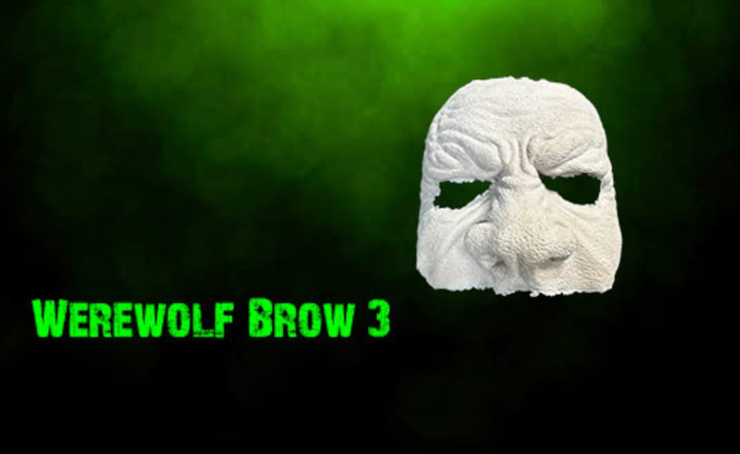 Werewolf Brow 3 Foam Latex Prosthetic (UNPAINTED) - Etsy