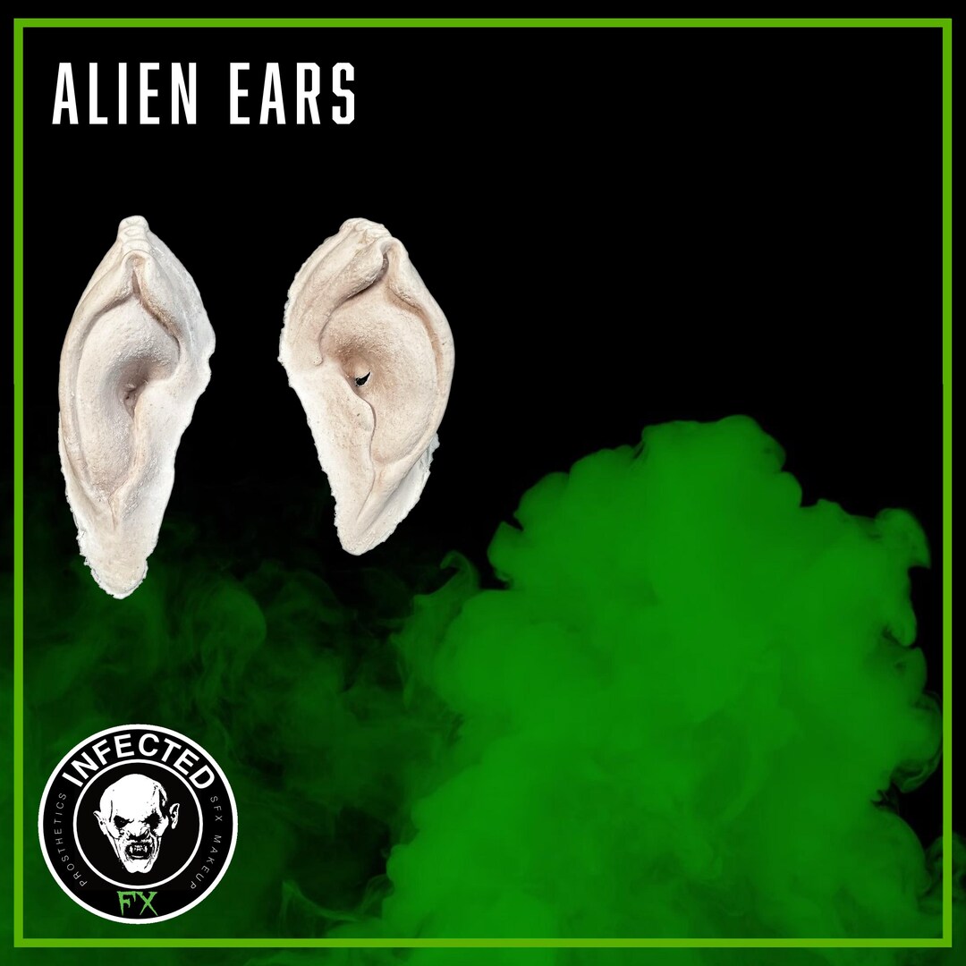 Alien Ears - Foam Latex Prosthetic Ear Tips (UNPAINTED) - Etsy
