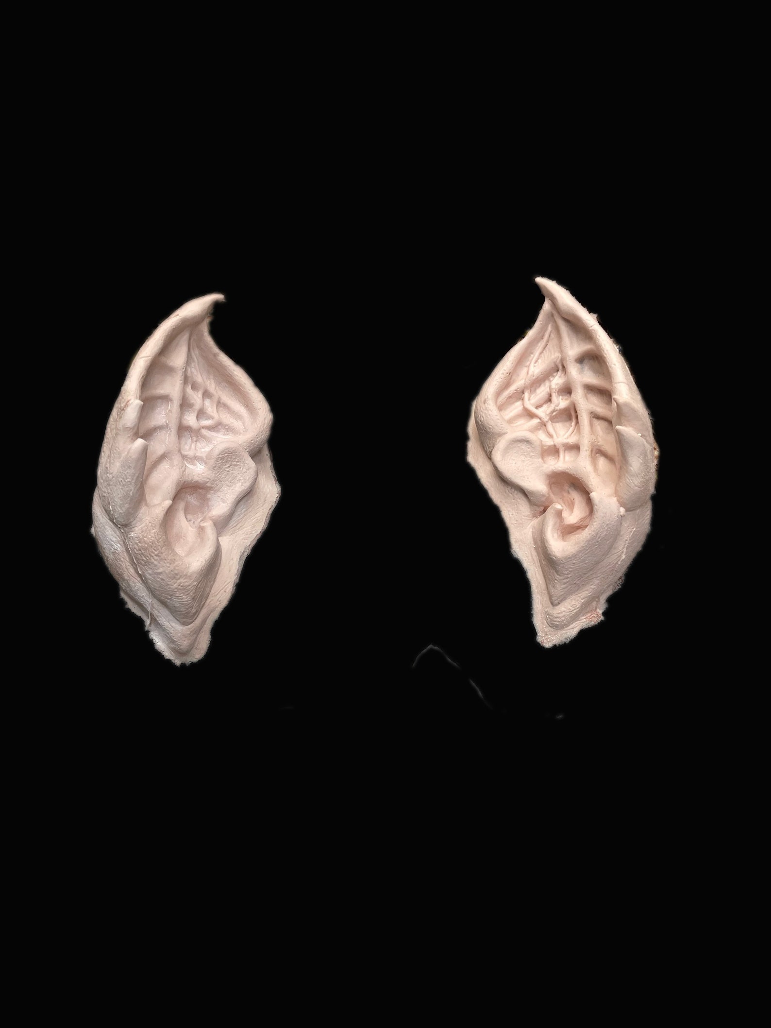 Bat Ears # 2 - Foam Latex Prosthetics (UNPAINTED) - Etsy